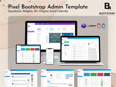 Pixel Bootstrap Admin Template To Elevate Your Website