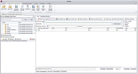 Analogy Open Source Log Viewer Hi All I Would Like To Present You A