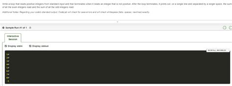 solved of all the even integers read and the sum of all the