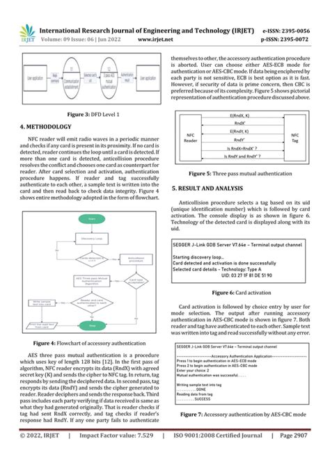 Accessory Authentication On Nfc Enabled Product Using Three Pass Aes