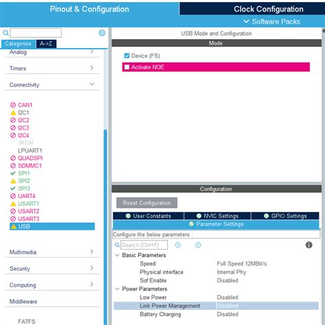 Setting Up Stm32l452 As Usb Cdc Device With Vbus S Stmicroelectronics Community
