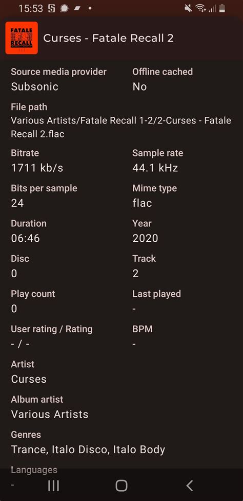 [7 0b1] Lms Track And Album Rating Not Shown In Symfonium Support Symfonium Support