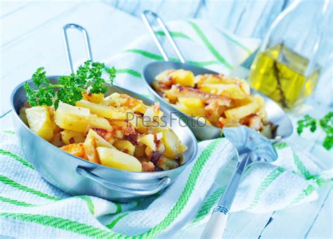 Фотография на тему Жареный картофель | PressFoto