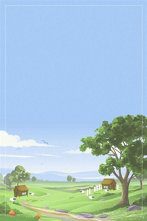 乡村印象背景图片 乡村印象背景素材图片 千库网