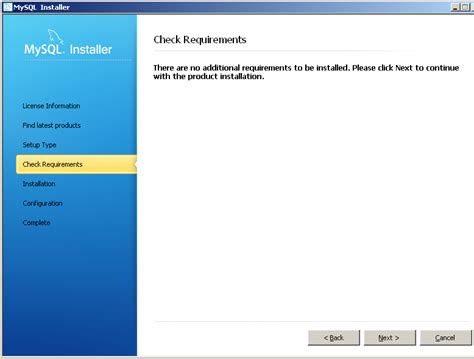 step 1 installing the mysql 5 5 database server