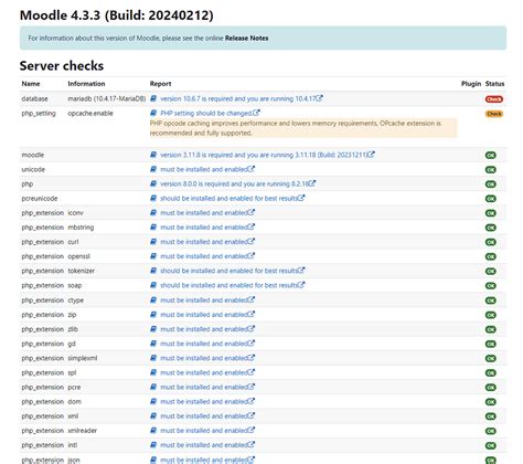 Moodle Update 433 Build 20240212 Error Hosting Support