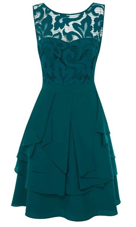 Teal Green Color Dresses