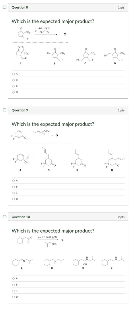 Solved Question 8which Is ﻿the Expected Major