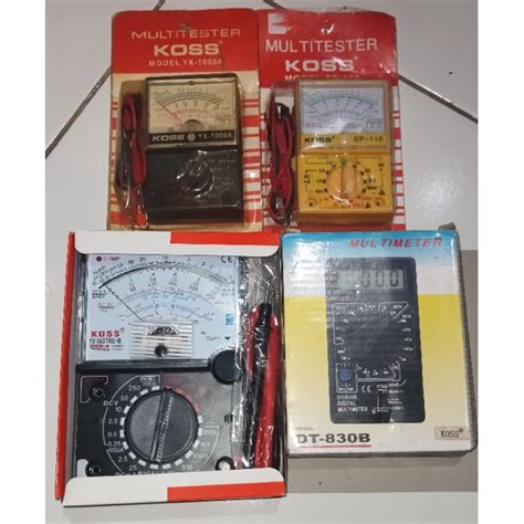 Jual Multimeter Analog Digital Multitester Murah Avometer Digital