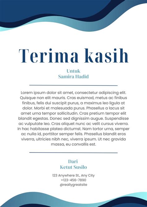 Gratis Desain Contoh Cover Letter Canva