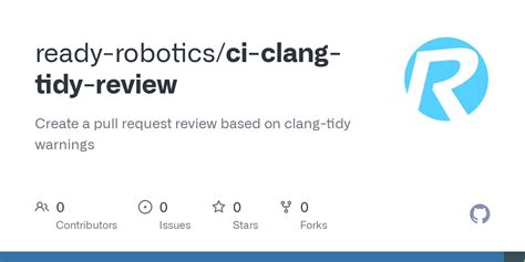 Github Ready Roboticsci Clang Tidy Review Create A Pull Request