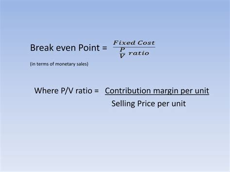 Break Even Analysis Ppt