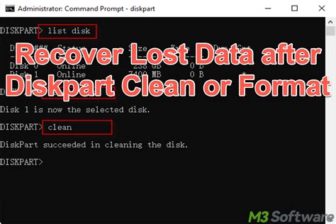 Recover Data Lost By Diskpart Clean Or Format On Windows