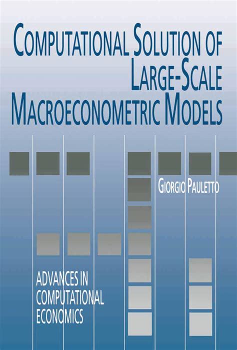 computational solution of large scale macroeconometric models advances