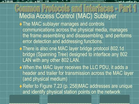 Ppt Overview Basic Concepts Physical Layer Protocols And Interfaces Data Link Layer Protocols