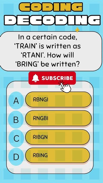 Coding Decoding Practice Questions 51 Coding Decoding Tricks Genius