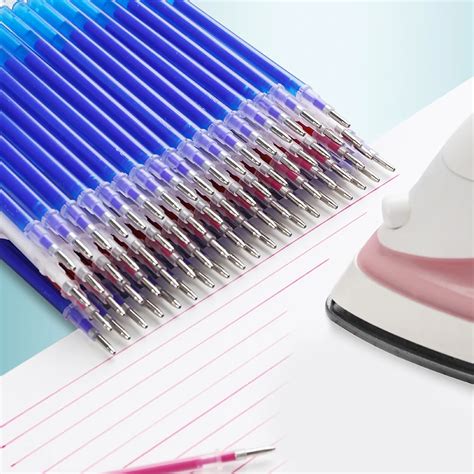 100 шт исчезающая при высокой температуре ручка сменные стержни для одежды кожи специальная