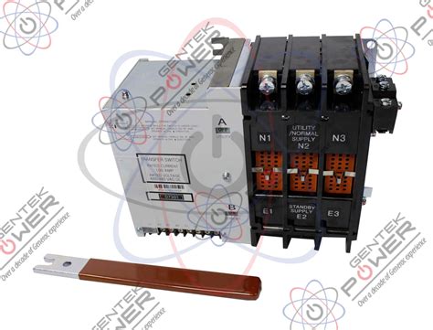 Generac 0d7301 100a 600v 3 Pole W Style Transfer Switch Contactor Asse Gentek Power Generac Parts