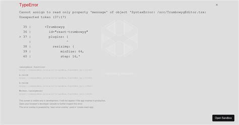 React Trumbowyg Forked Codesandbox