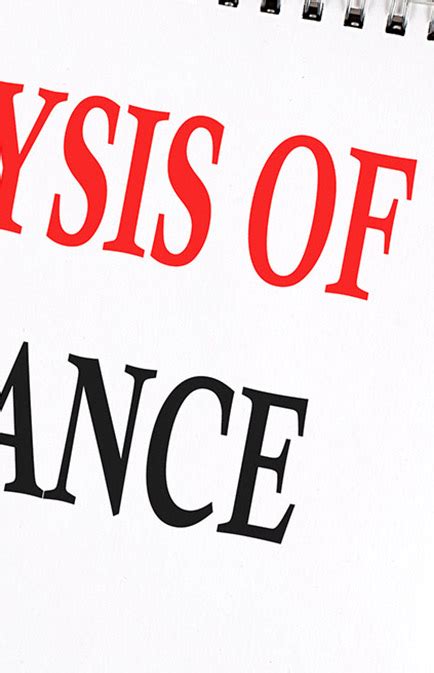 Analysis Of Variance ANOVA Guide With Examples