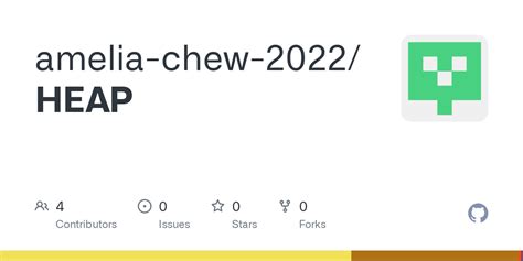 Github Amelia Chew 2022heap