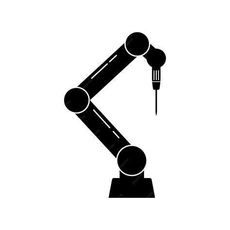 Premium Vector Robotic Arm Factory Robotic Arm Factory Vector Isolated For Industrial Illustration