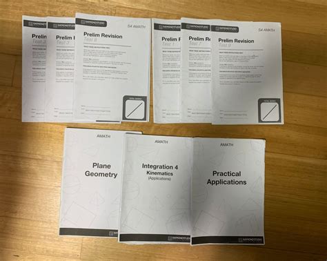 Rmss Amath Notes And Worksheets Package Hobbies And Toys Books