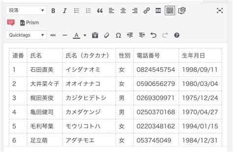 Excel・スプレッドシートの表をhtmlのテーブルにweb変換できるサービス「excel To Html」でwordpressの表をサッと