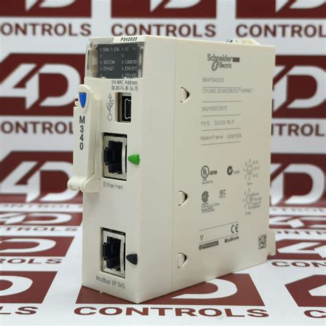 Bmxp342020 Schneider Modicon M340 Processor Module