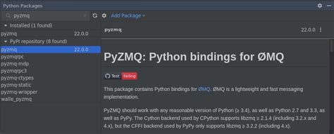 Version Shown As Failing Issue Zeromq Pyzmq Github