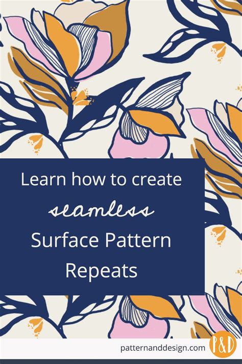 How To Create Seamless Surface Pattern Repeats Surface Pattern Design