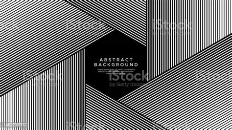 검은 육각형 선 배경 템플릿입니다 추상 육각형 디자인 벡터 템플릿입니다 육각형에 대한 스톡 벡터 아트 및 기타 이미지 육각형 과학 3차원 형태 Istock