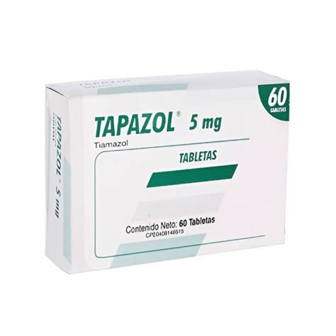 Tapazol Tiamazol Metimazol 5mg X 60 Tabletas Farma Farmadon La