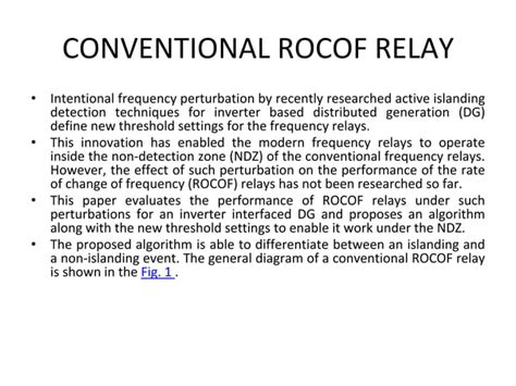 Final Pm Revised Presentation Of Islanding Detection Of Grid Connected 2pptx