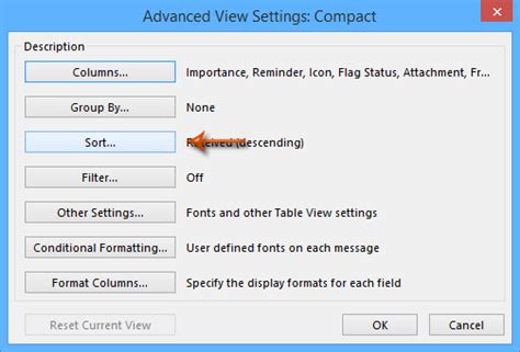 How To Sort By Multiple Columns Or Criteria In Outlook