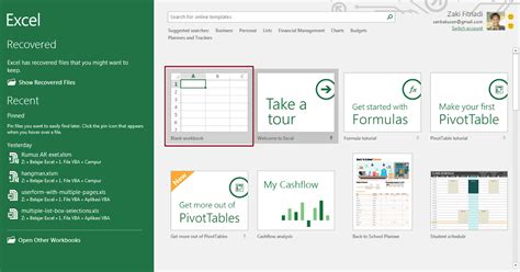 Mengenal Tampilan Antarmuka Excel 2016 Lengkap