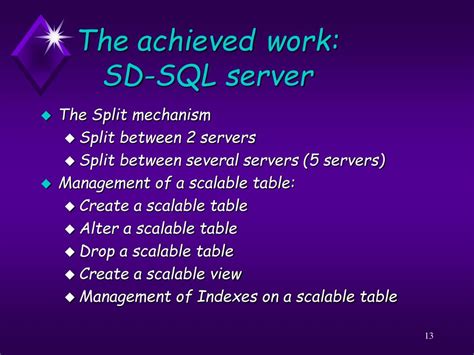 Ppt Sd Sql Server A Scalable Distributed Database Powerpoint