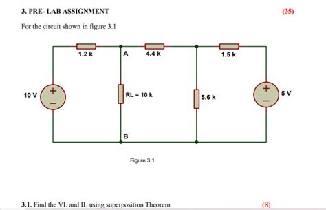 Solved 32 Find Theveninss Equivalent Circuit Between A And