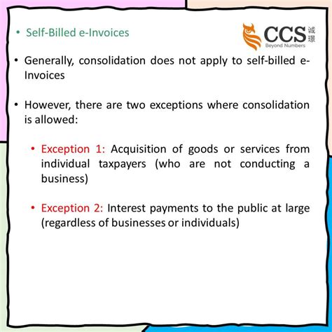 Exploring Consolidation Of Self Billed E Invoices Understanding The