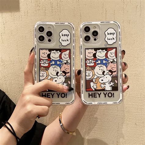 Phone Case Xiaomi Poco X F Gt M Pro G Snoopy Family Transparent Soft Silicone Casing Xiaomi