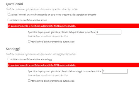 Configuring Automatic Notifications For Questionnaires And Surveys The Wiki Of Scuolasemplice