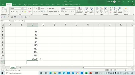 Ms Excel Sum Shortcutexceltech Microsoftoffice Exceltips Msoffice