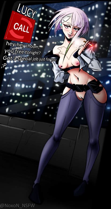 Rule 34 Blue Hair Blush Cd Projekt Red Cigarette City Cybernetics