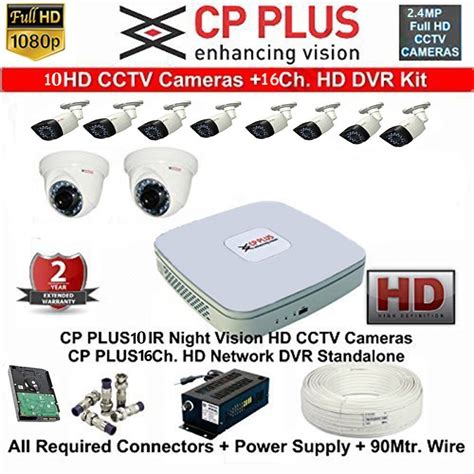 CP Plus 2 Mp HD CCTV Camera Surveillance Combo Pack 15 To 20 M At Rs 22950 Set In New Delhi
