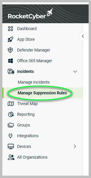 Managing Incident Suppression