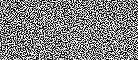 Biological Turing Reaction Diffusion Pattern In Brown Color Vector