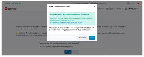 Taikoscan Information Center Proxy Contracts