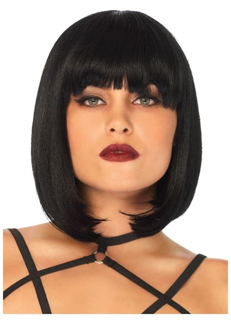 Womens Short Black Bob Wig Wigs