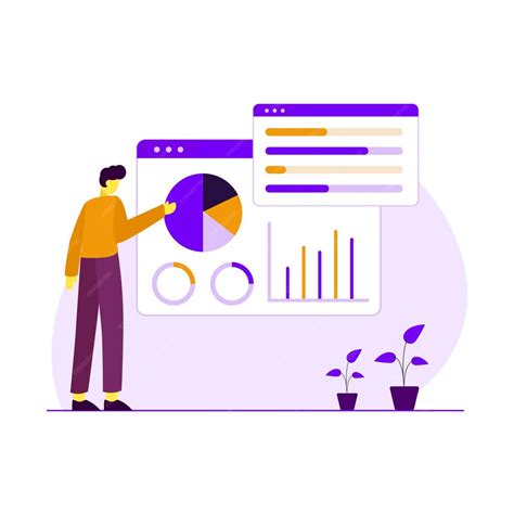 Premium Vector Data Analysis Concept Illustration