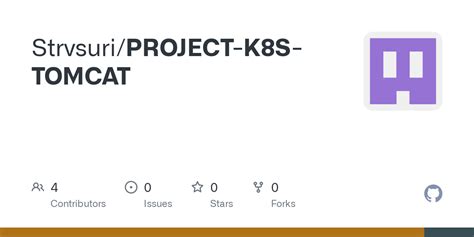 Github Strvsuriproject K8s Tomcat